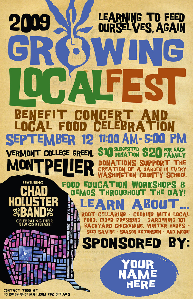 Poster Design Portfolio - Four Nine Design - Burlington, Vermont