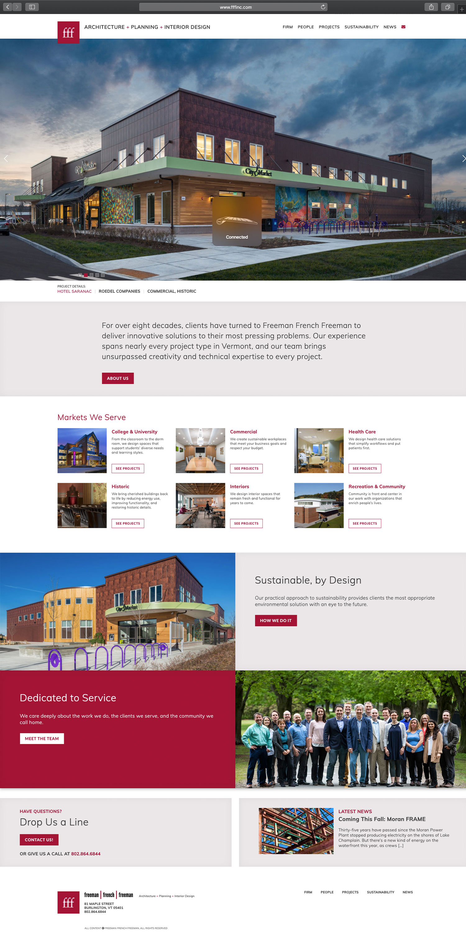 Web Design Case Study: FFF - Four Nine Design