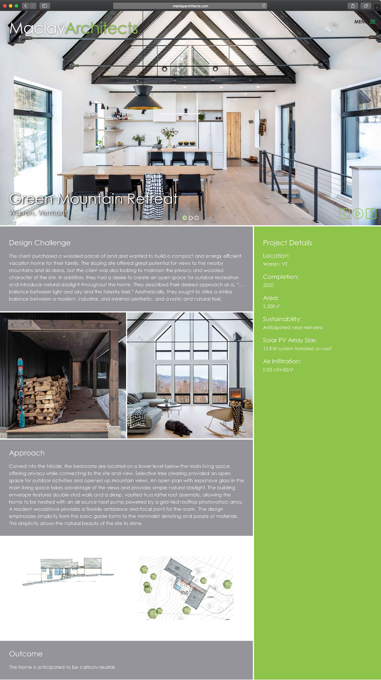 Web Design Case Study: Maclay Architects - Four Nine Design